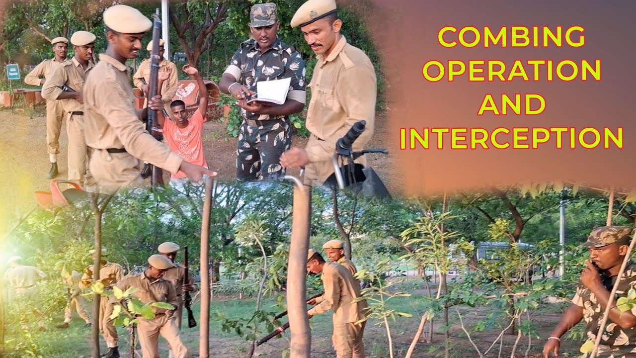 COMBING OPERATION || INTERCEPTION DEMOS || CTC KARIMNAGAR || AR 2024 ...