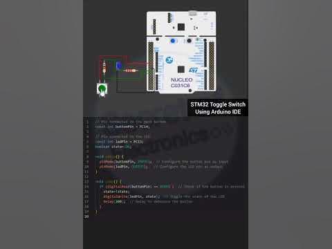 STM32 Toggle Switch Using Arduino Programming and Arduino IDE - YouTube