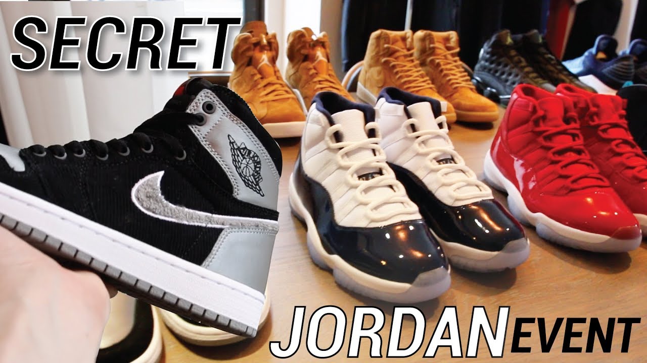 JORDAN BRAND INVITED ME TO A SECRET EVENT! - YouTube