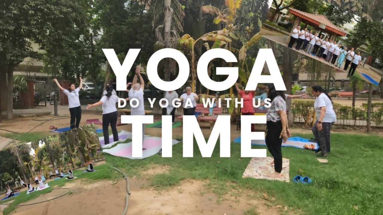 YOGA TIME |DO YOGA WITH US |OJAS SIKKA - YouTube