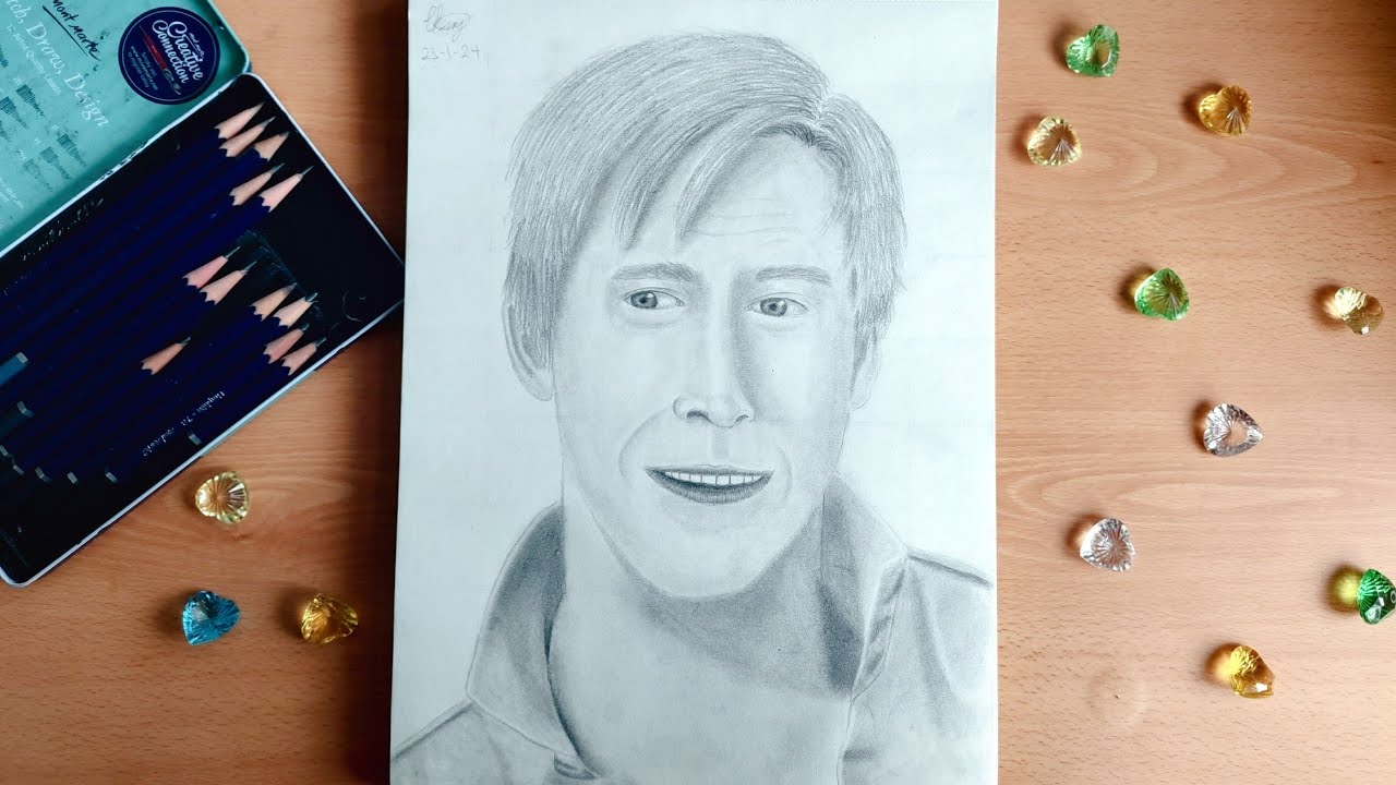 Draw Ken 肯尼 | Draw with Cherry Pie | Self-taught - YouTube