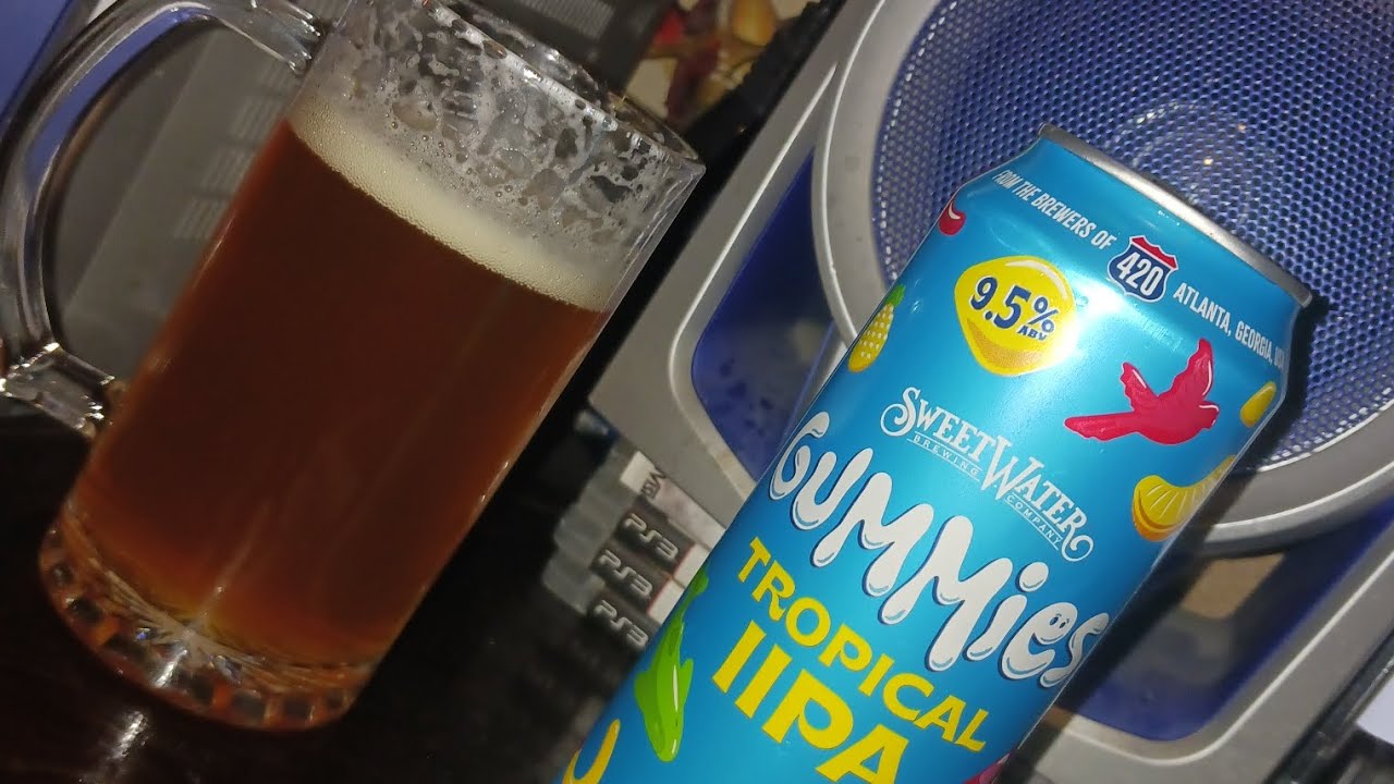 Happy 2024 with Sweetwater Gummies Tropical IIPA Beer. And all the ...