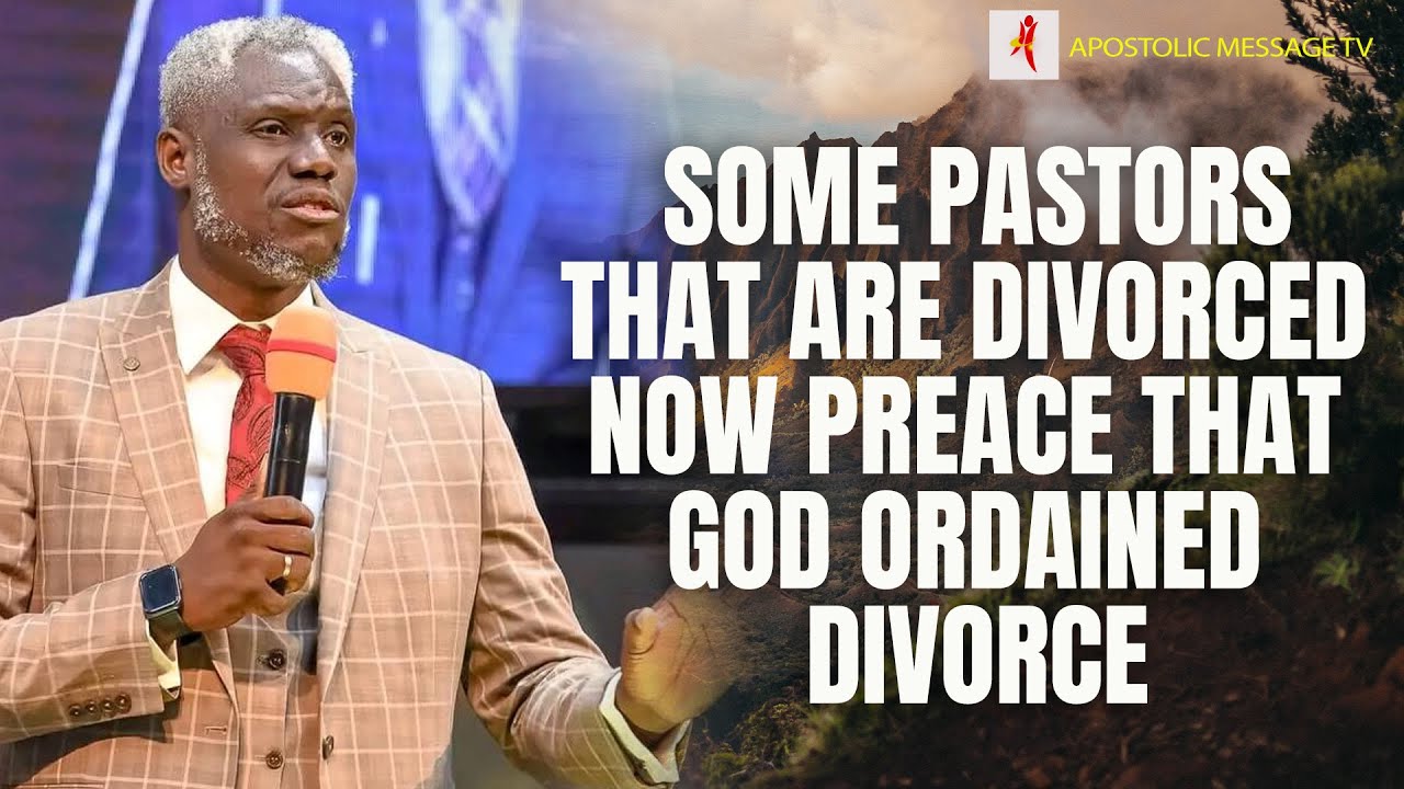 God has approved divorce? Some Pastor now teach that on the altar - Rev ...