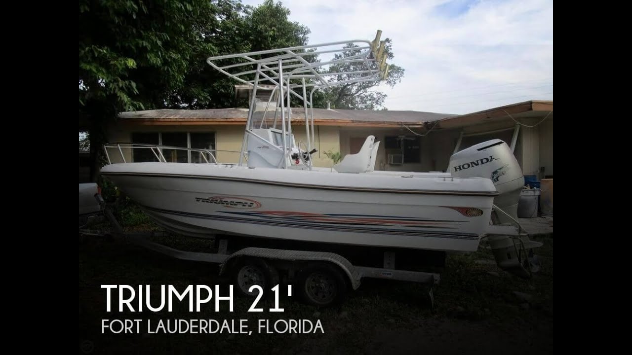 [SOLD] Used 2002 Triumph 210 Center Console in Fort Lauderdale, Florida ...
