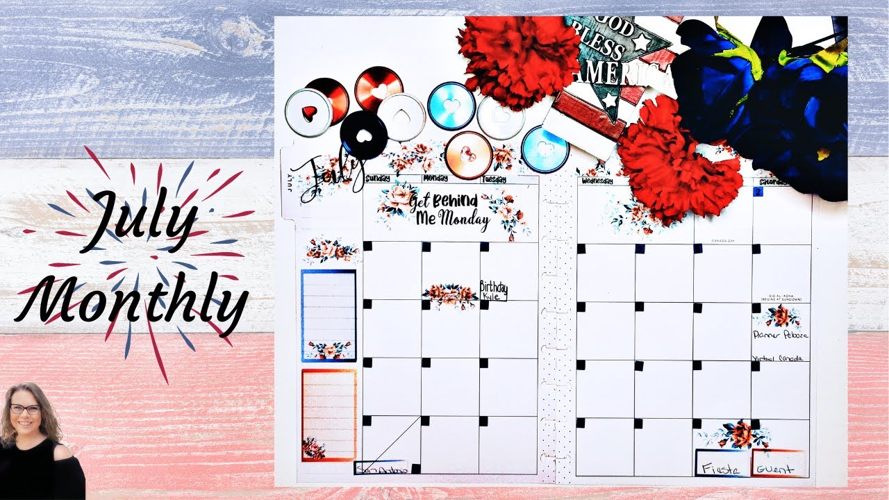 July Monthly Plan With Me - YouTube