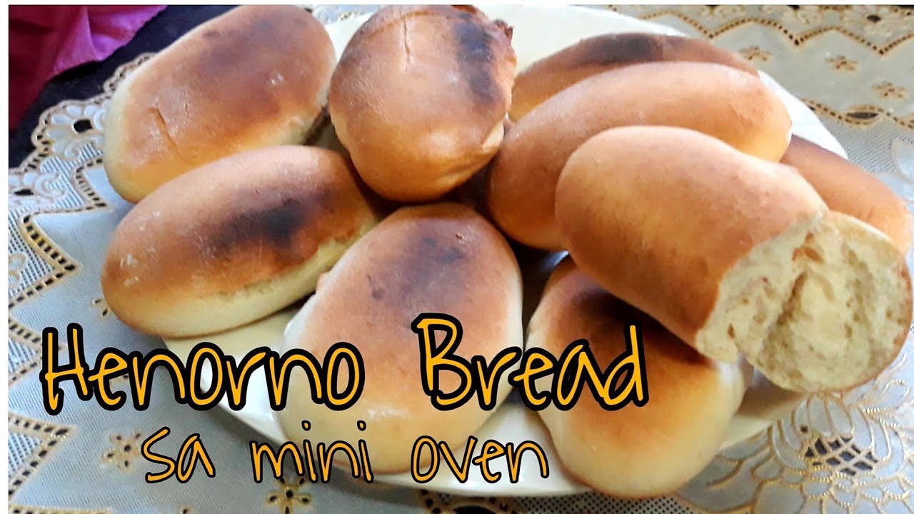 Henorno bread sa mini oven/Easy recipe/masarap na partner ng kape - YouTube
