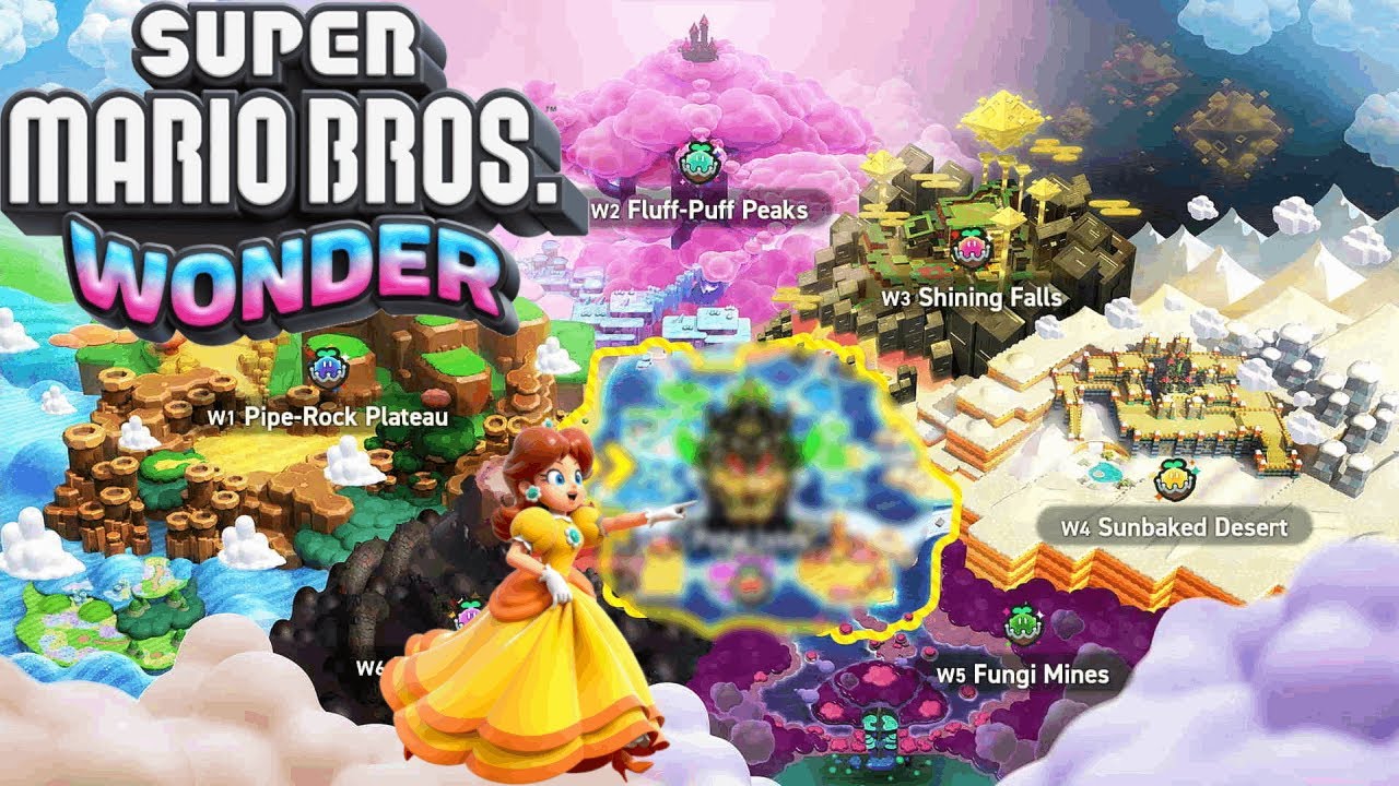 Super Mario Bros. Wonder - Ending 100% - YouTube