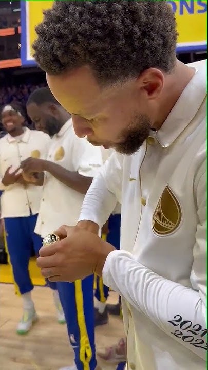 STEPHEN CURRY Y GSW CON EL ANILLO DE LA NBA 🏀💍 - YouTube