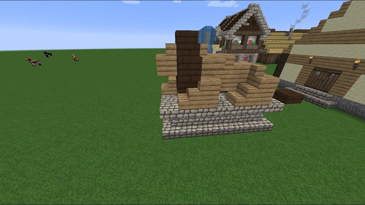 Minecraft tuto: Statue compact de lion par TRD [fr] - YouTube