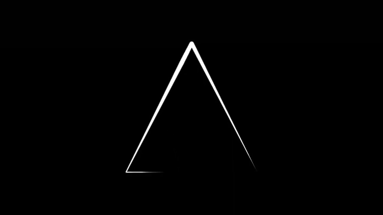Descarga efecto black screen triangle stroke - YouTube