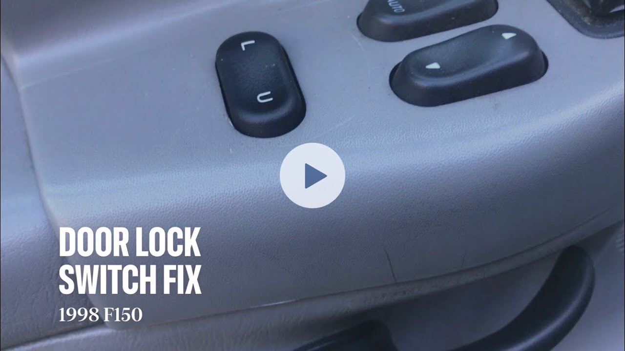 How to Fix a Door Lock & Unlock Switch - 1998 F150 - YouTube