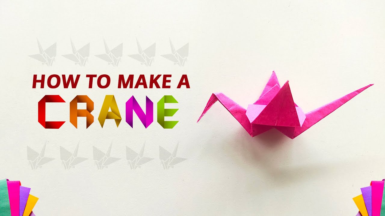How To Make A Crane | Make Easy Origami - Tutorial | Wonder House Books ...