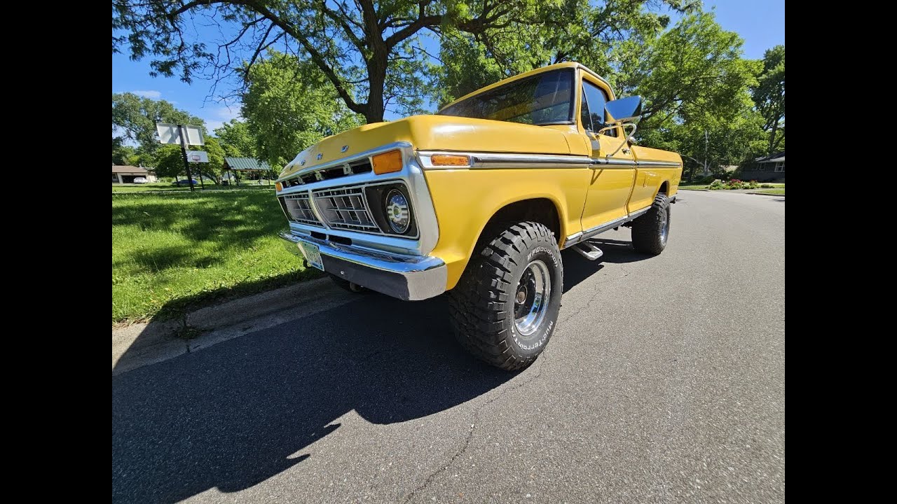 1976 Ford F150 Ranger XLT 4x4- 390ci- For Sale by Mad Muscle Garage ...