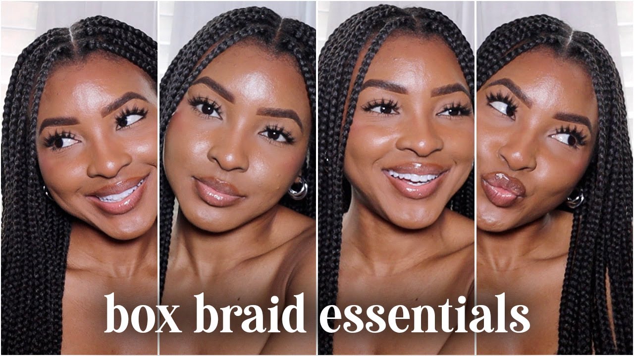 KNOTLESS BOX BRAIDS | HOW TO MAINTAIN AND REFRESH BOX BRAIDS | BOX BRAID ESSENTIALS | KENSTHETIC ...
