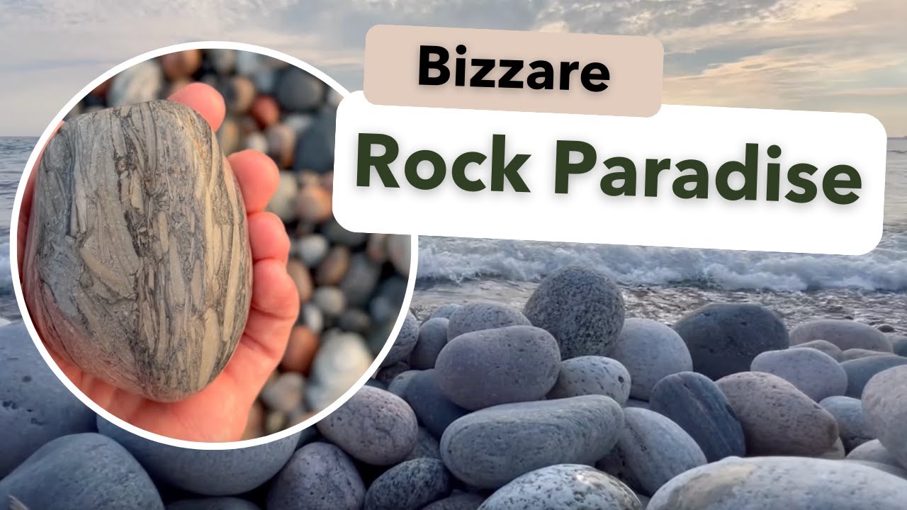 The wacky, strange rocks of Pebble Beach, Ontario - YouTube