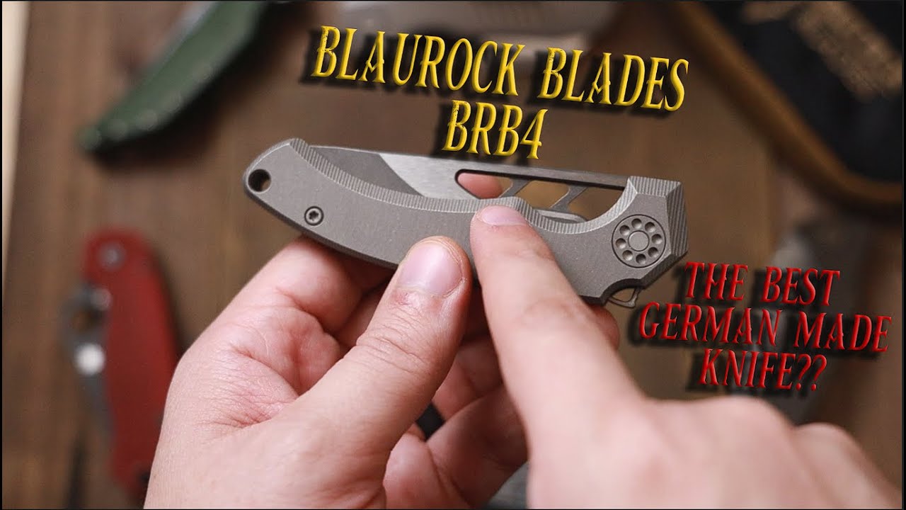 Is this the BEST German Made EDC Knife?? | Blaurock BRB4 Review - YouTube