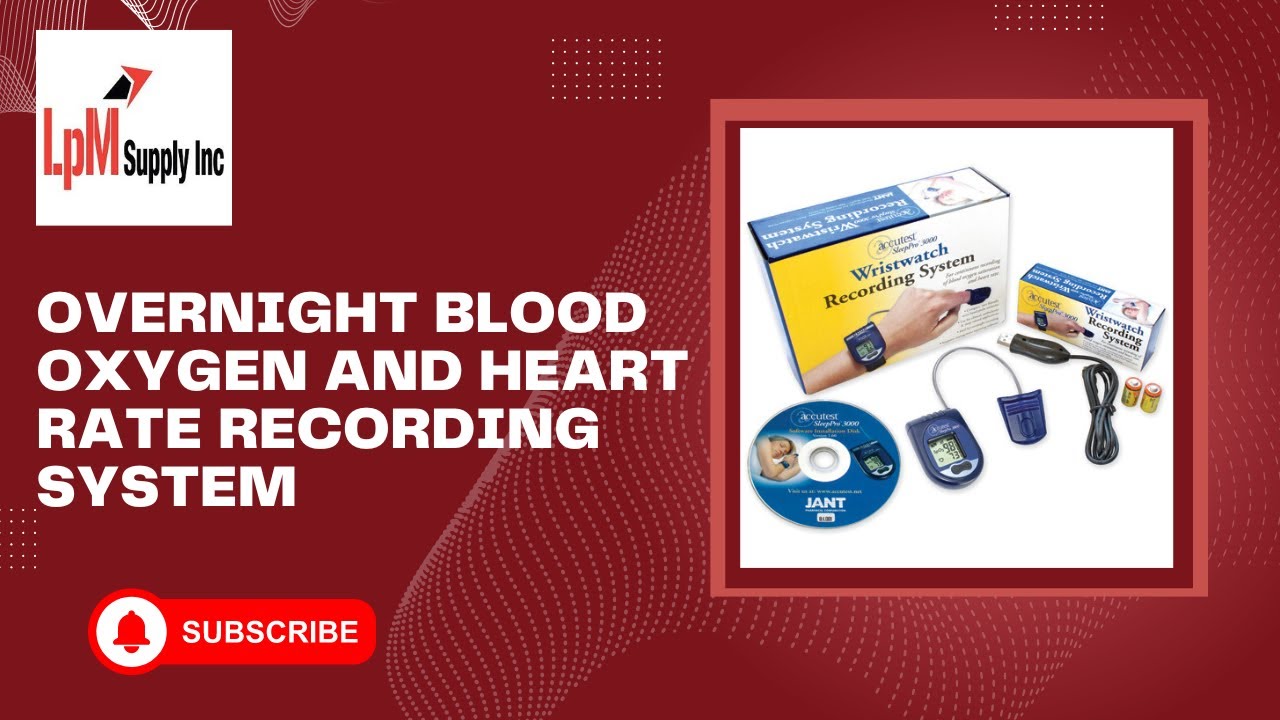 Overnight Blood Oxygen and Heart Rate Recording System - YouTube