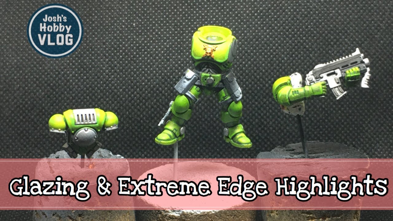 Glazing and Extreme Edge Highlighting a Salmander - YouTube