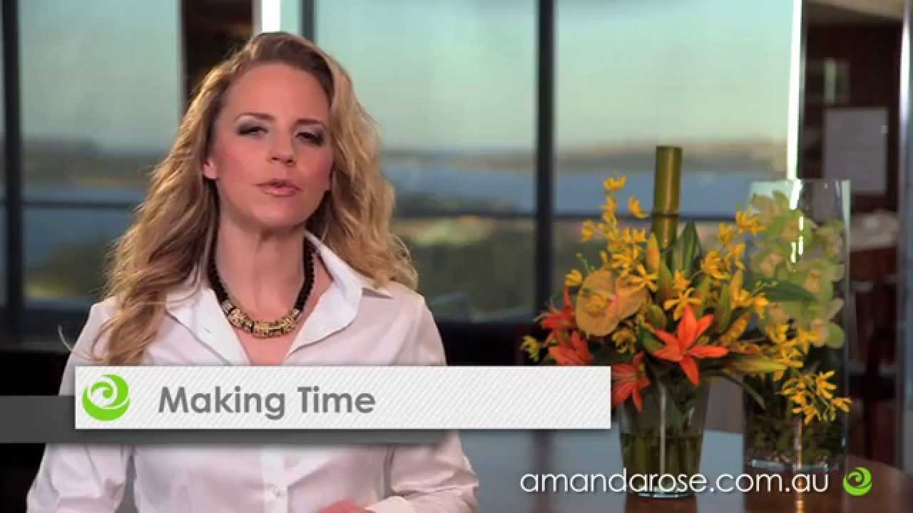 Tips on how to make the most of your time | Amanda Rose TV - YouTube