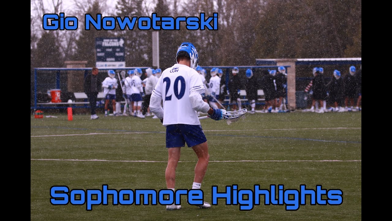 Gio Nowotarski | 2023 Sophomore Highlights | CUW 2025 - YouTube