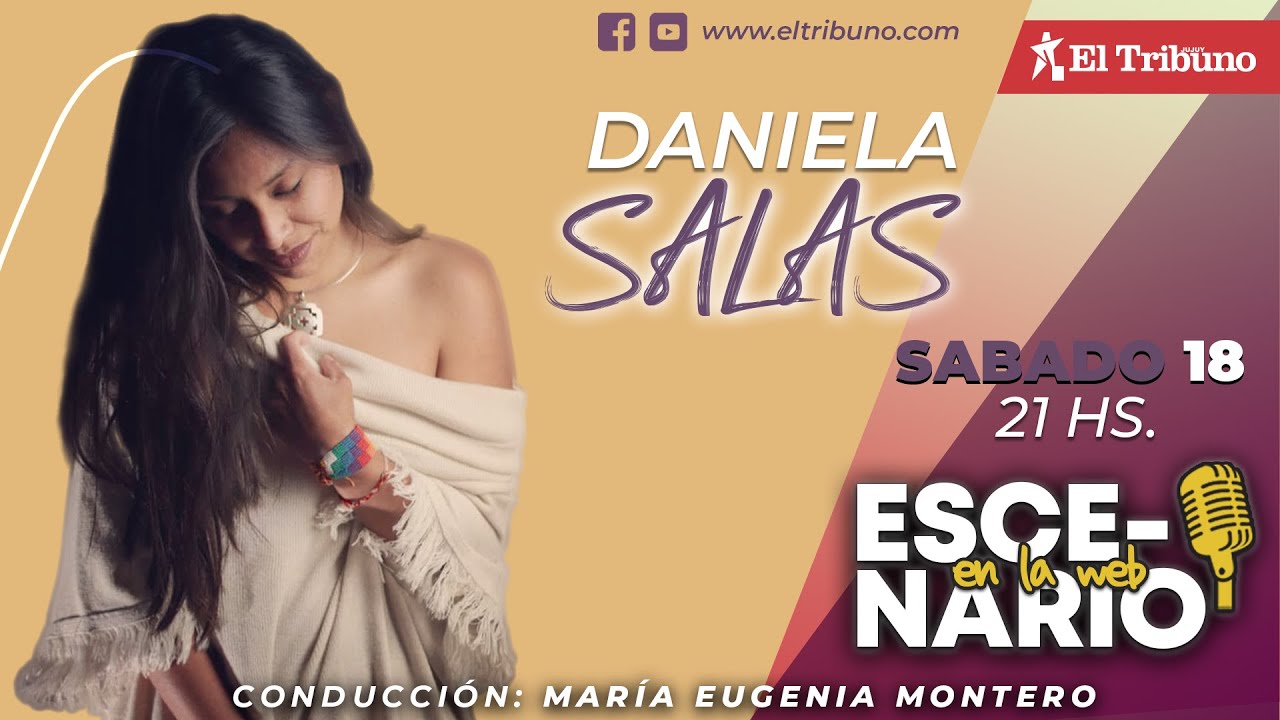 🔴 "Escenario en la Web" con 🎤" Daniela Salas "🎤 #envivo #eltribunodejujuy #música - YouTube