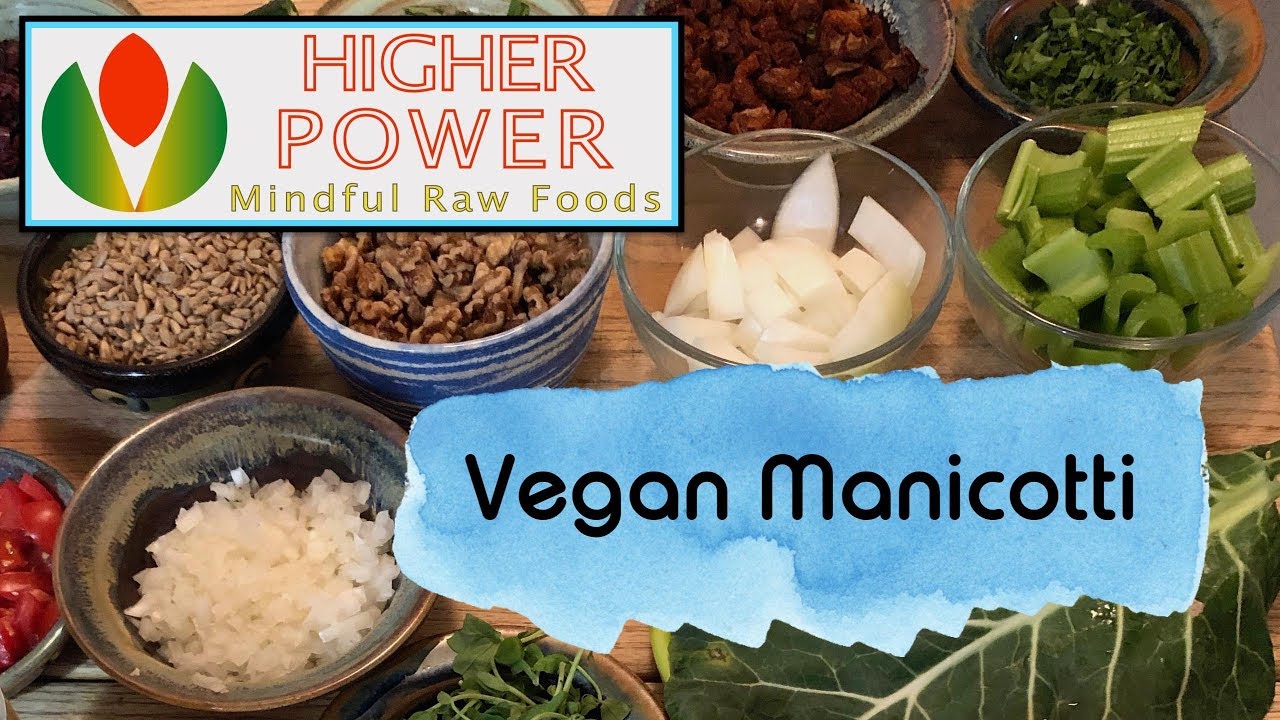 RAW VEGAN Manicotti Recipe | Higher Power Raw Foods - YouTube