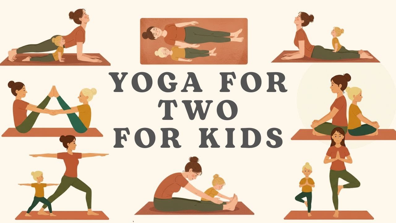 10 Easy Partner Poses / Partner Yoga For Kids, Bonding With Your Child ...