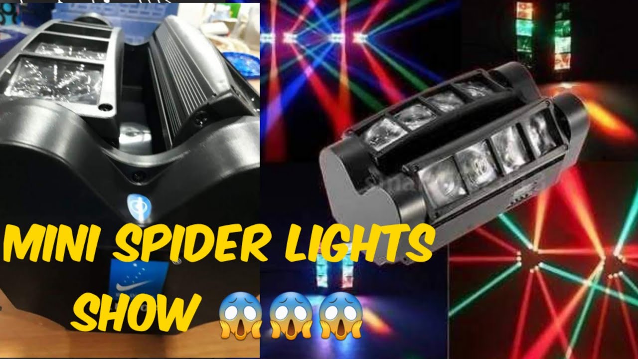 MY NEW MINI SPIDER LIGHTS TESTING & UNBOXING - YouTube