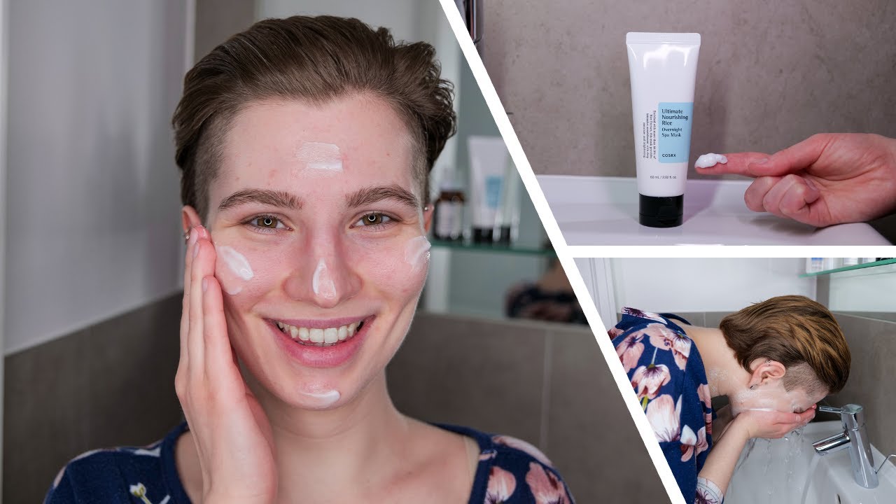 How to use COSRX Rice Overnight Mask (+ Skincare Routine for Hydration ...