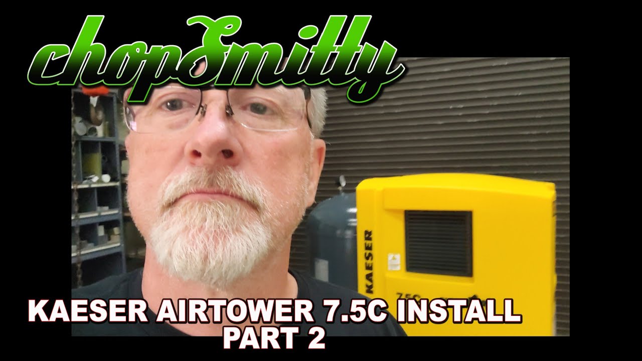 Kaeser Airtower 7.5C Install Part 2 - YouTube
