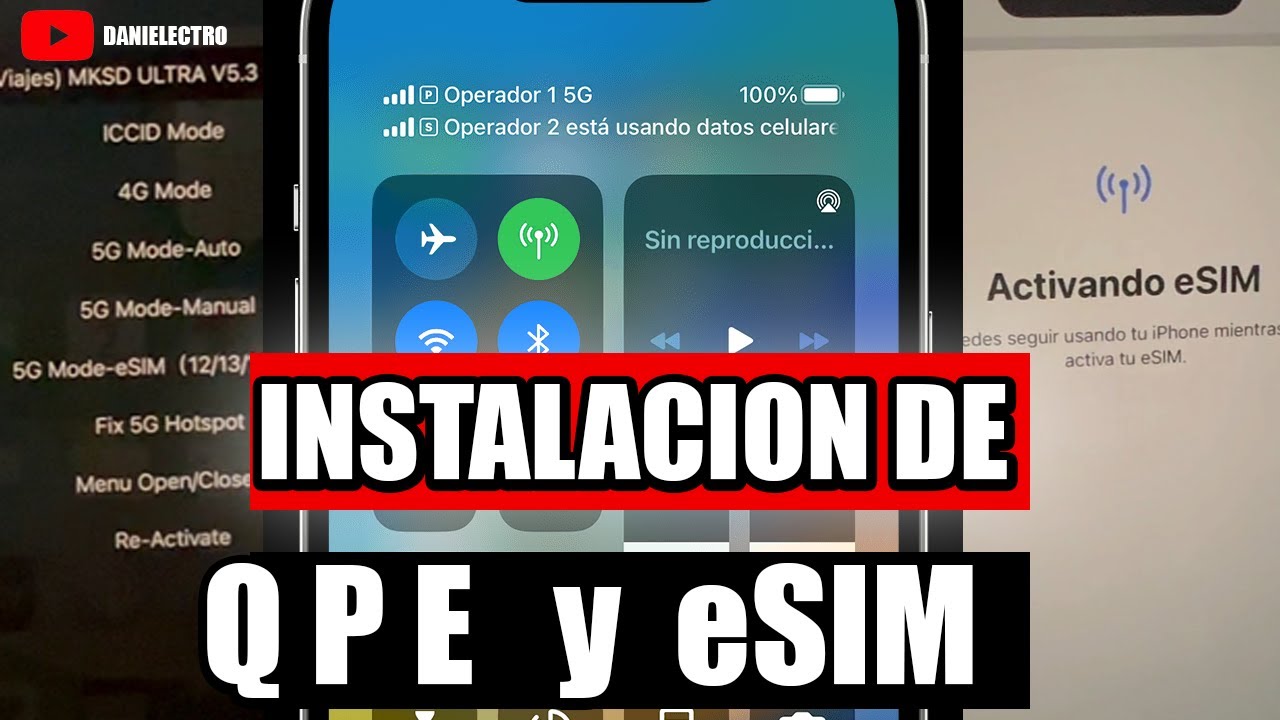 TUTORIAL ACTIVAR EN MODO QPE eSIM | MKSD ULTRA 5.3 | PROCESO DE INSTALACION E INSTALACION DE ...