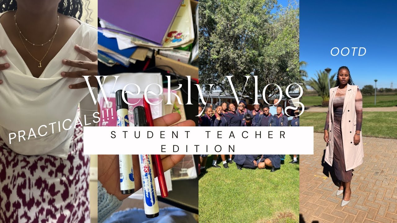 #weeklyvlog: First week of Teaching practicals🤍 - YouTube