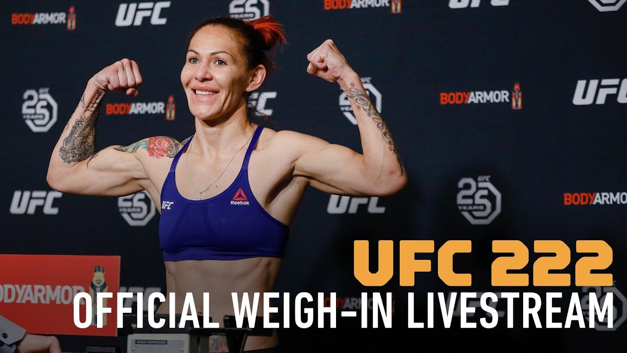 MMA Fighting Presents: UFC 222 Official Weigh-ins Live - YouTube