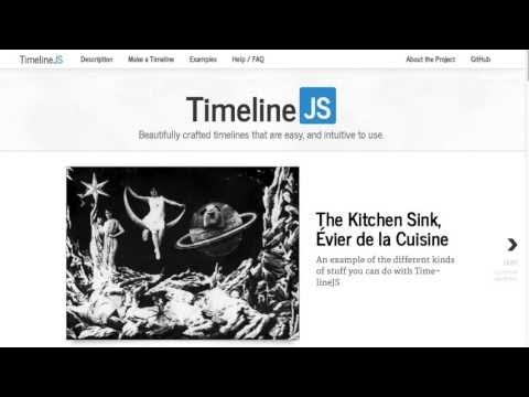 Timeline JS tutorial - YouTube