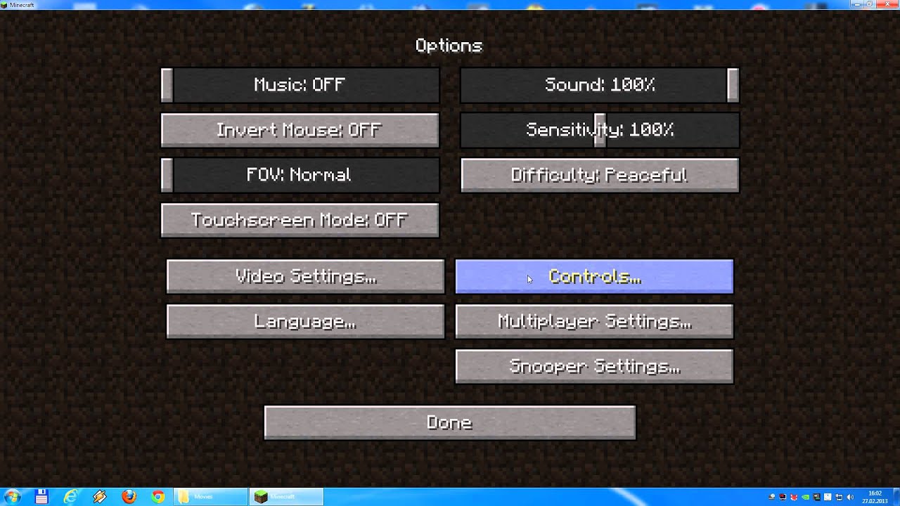 How to change the controls of Flan's Mod - YouTube