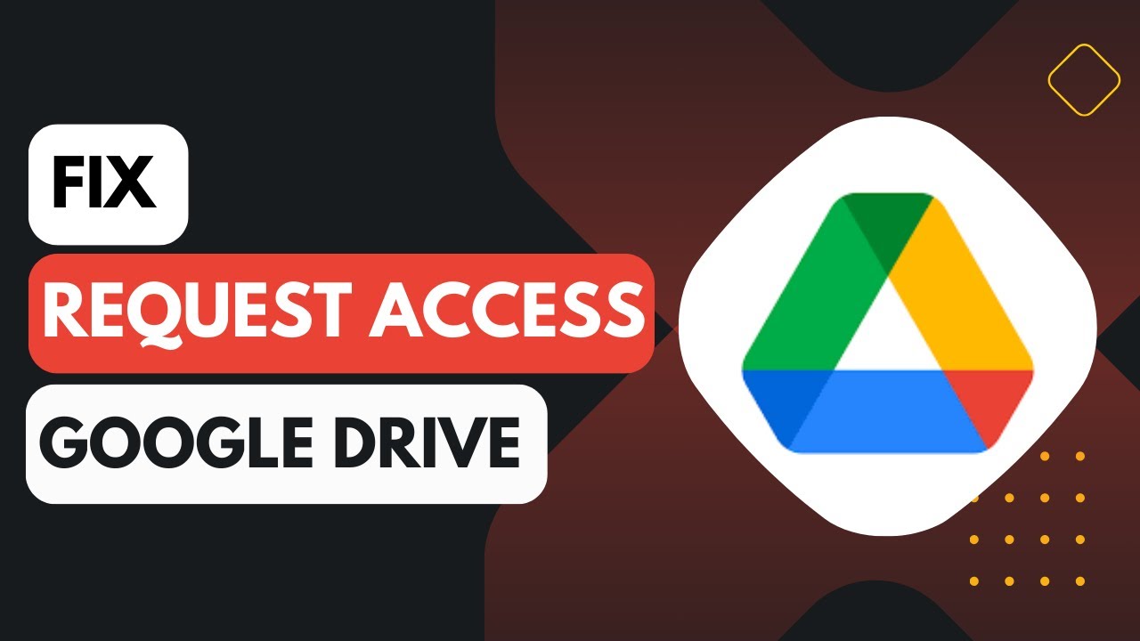 How to Fix Request Access in Google Drive - YouTube