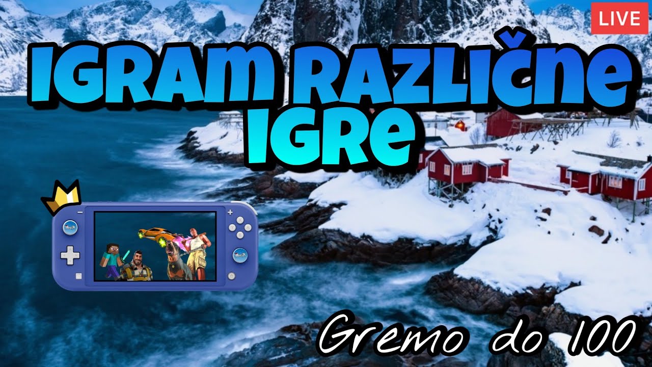 🔴 Igram različne igre (Gremo do 100) [SLO] - YouTube