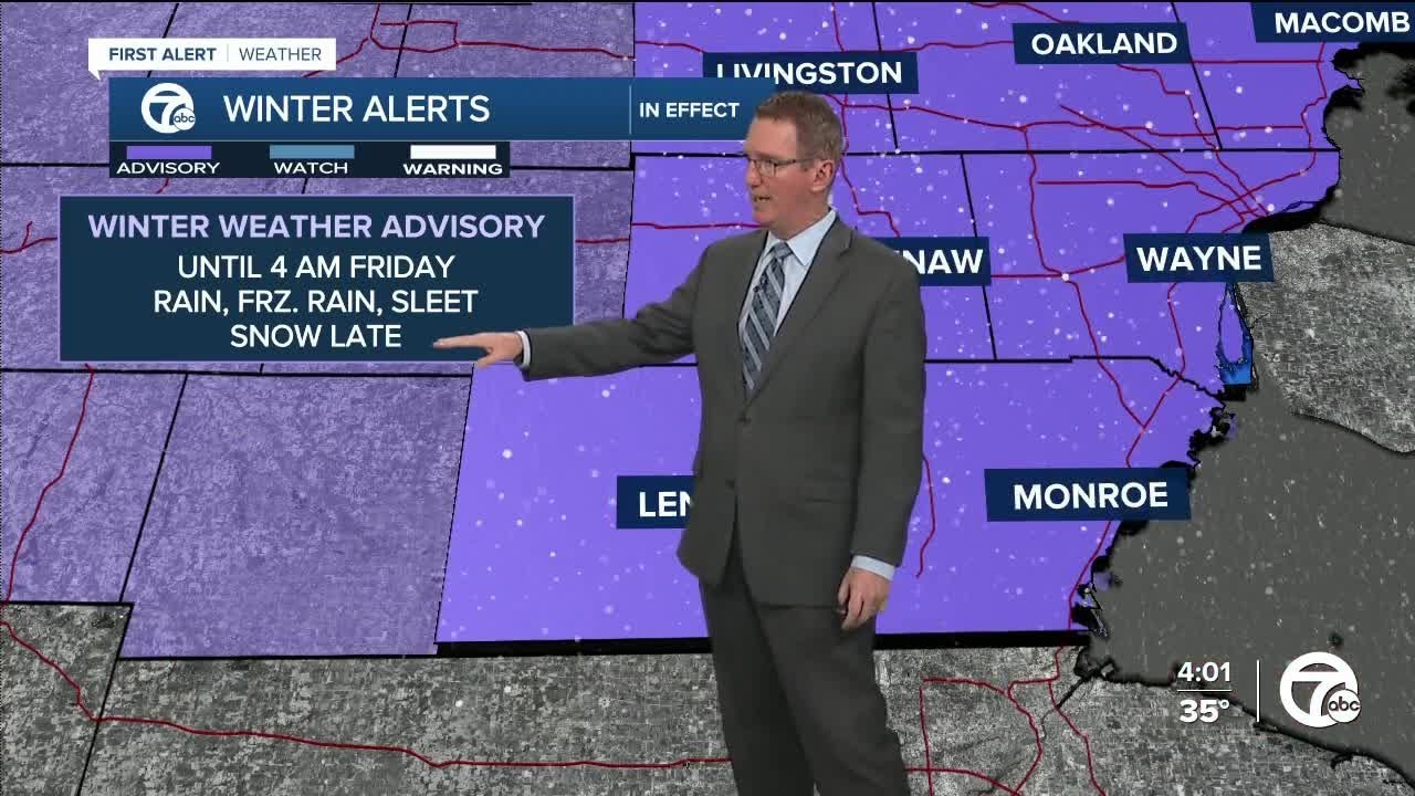 Winter Weather Advisory today - YouTube