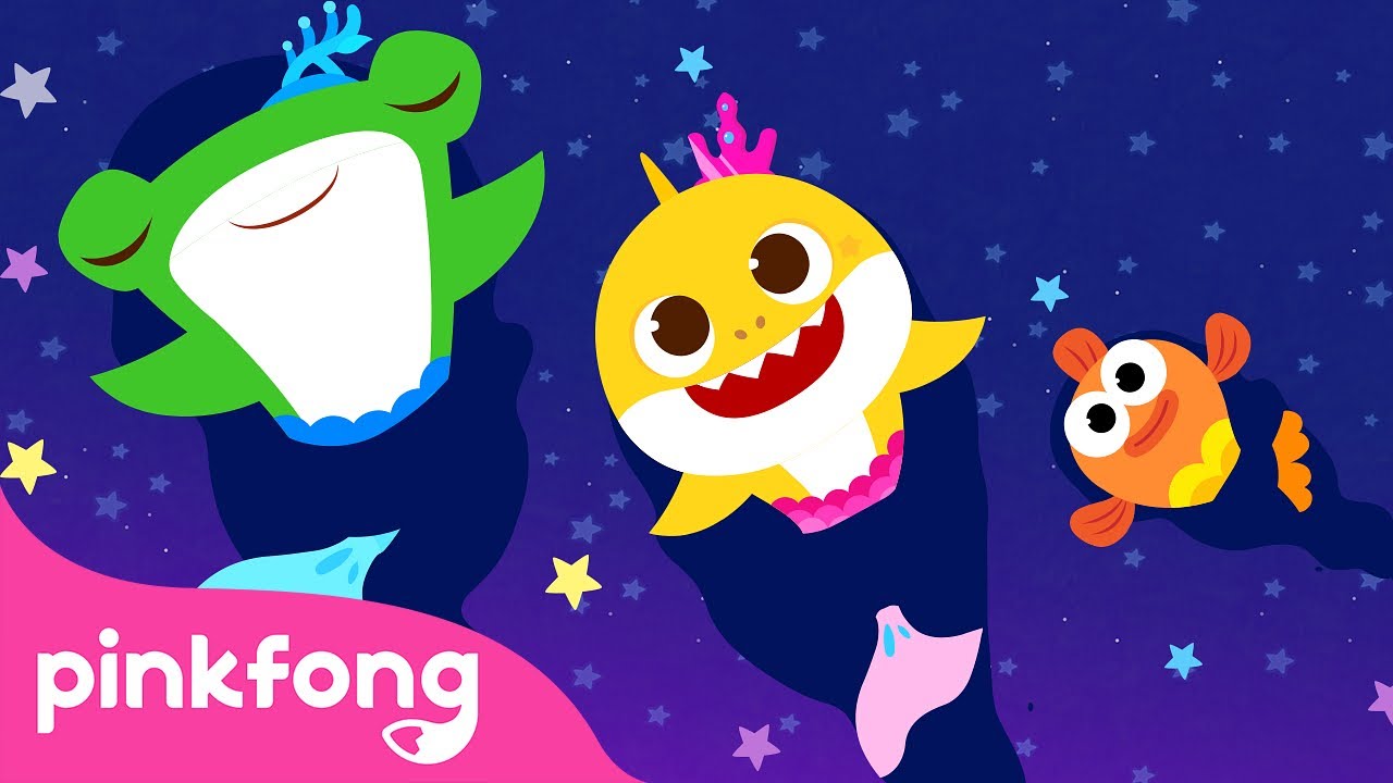 The Baby Mermaid Shark | Sing Along with Baby Shark | Pinkfong Songs ...