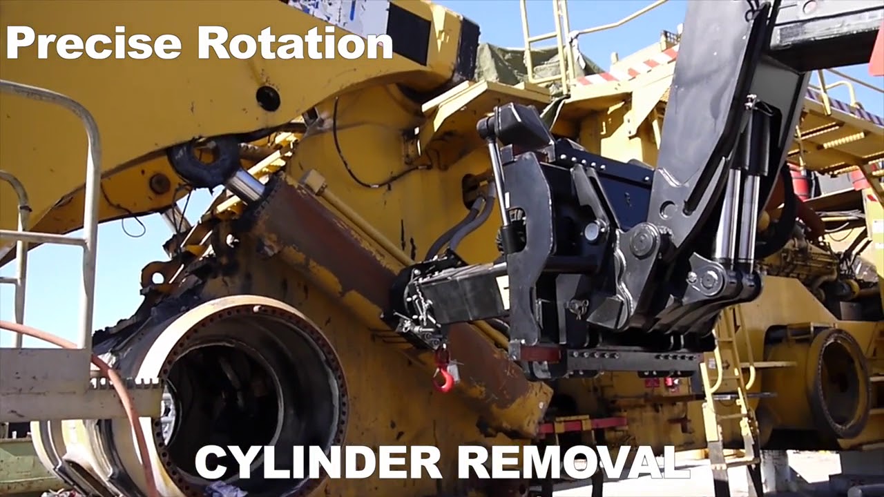 MANITOU MINING TELEHANDLER CYLINDER HANDLER CH4 - YouTube