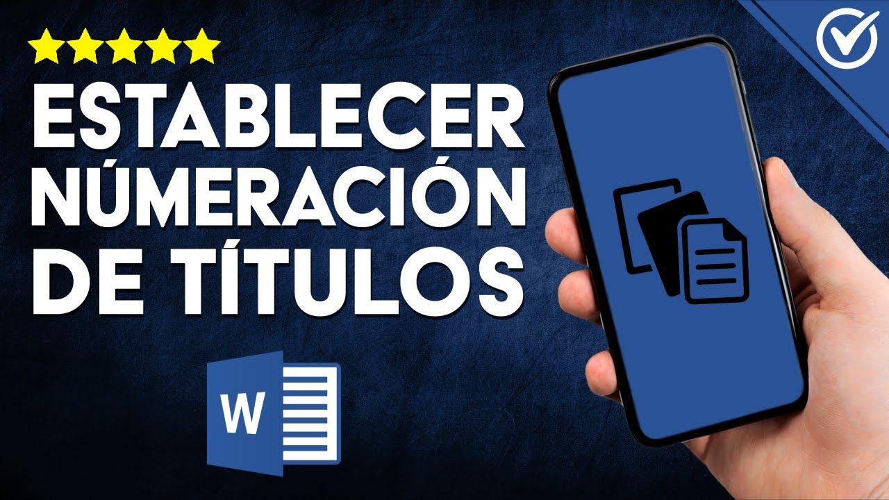 Cómo Hacer para NUMERAR TÍTULOS Y SUBTÍTULOS en Word: Dominando el ...
