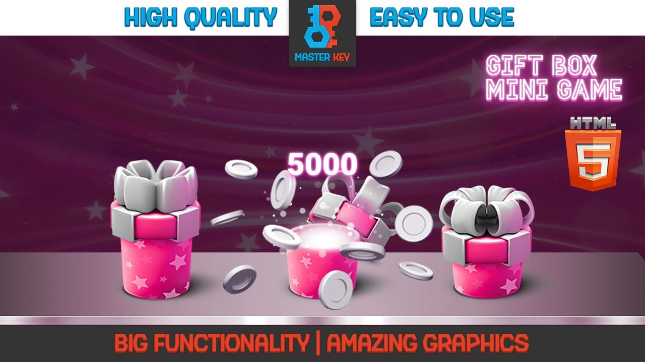 HTML5 Gift Boxes Mini Game - YouTube