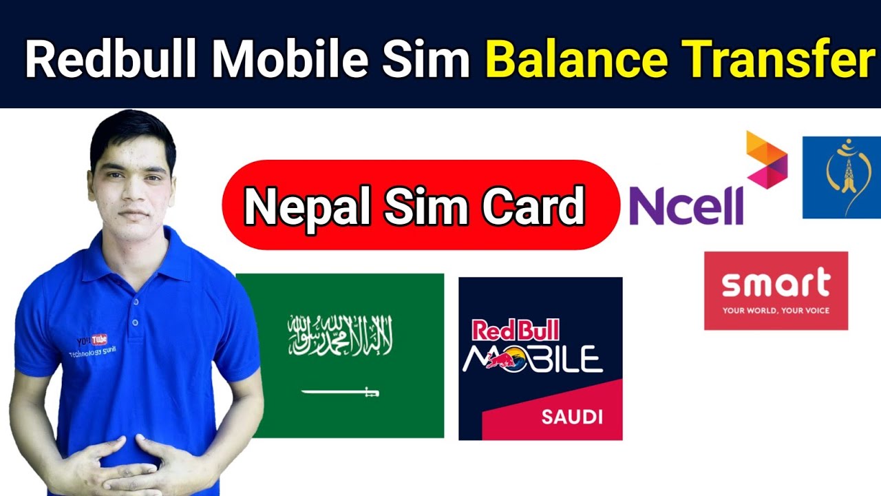 How To Transfer Balance From Redbull Mobile Sim To Nepal Sim | Redbull ...