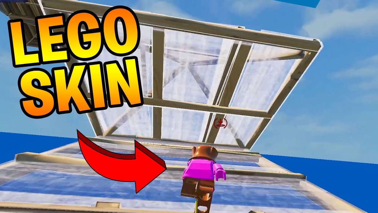 FREE BUILD COM A SKIN DE LEGO I FORTNITE - YouTube