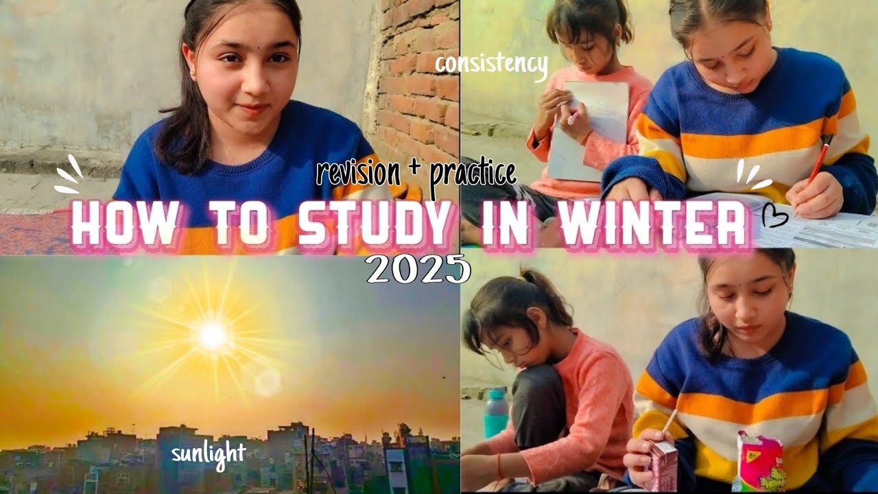 how to study in winter | study hacks | study skills 📚|sunlight ☀️#study ...