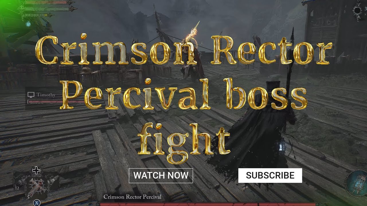 crimson rector percival boss fight| Lords of the fallen - YouTube
