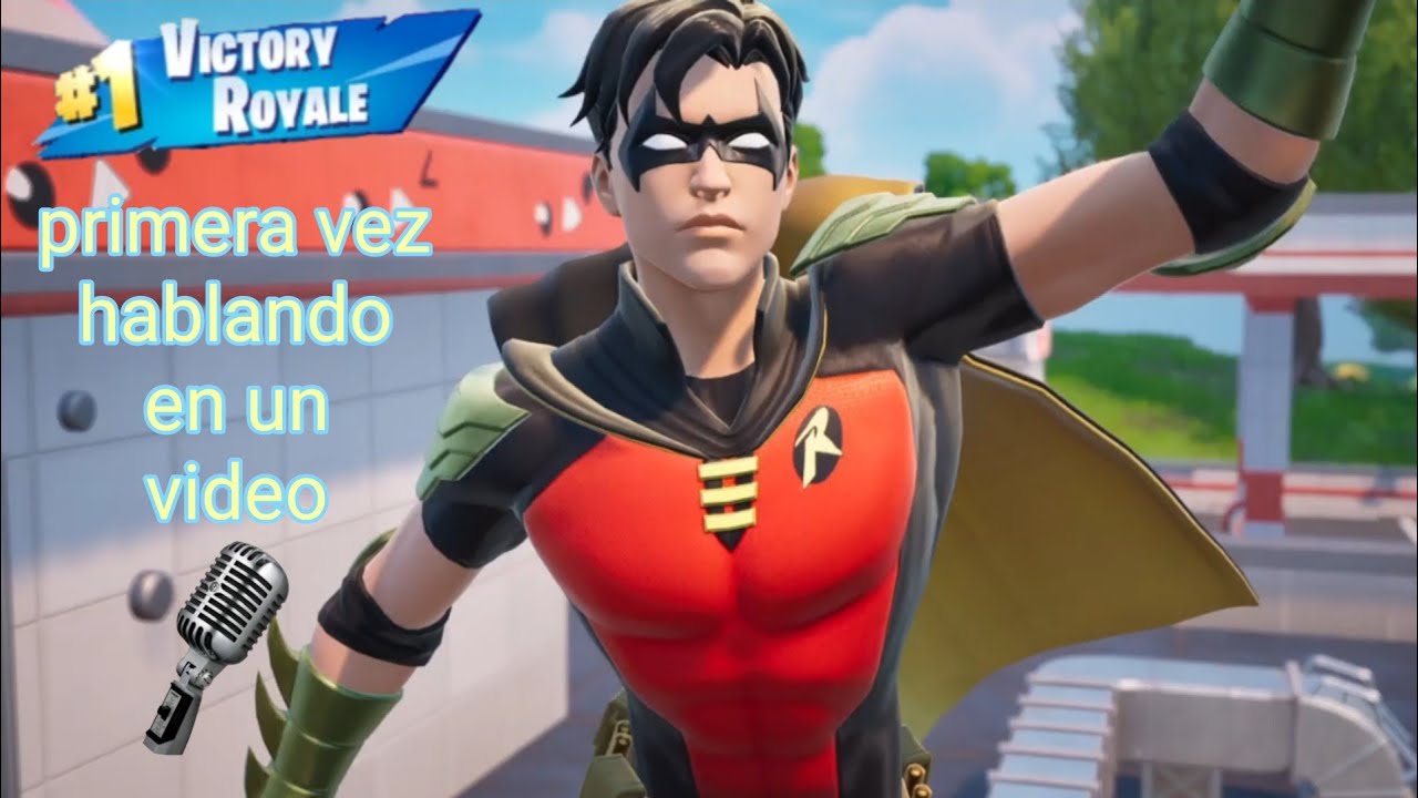 VICTORIA con la skin ROBIN fortnite - YouTube