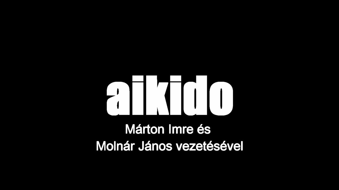 I have not heard !! Imre Márton Sensei 6 Dan! Nem hallottam !!! Aikido ...