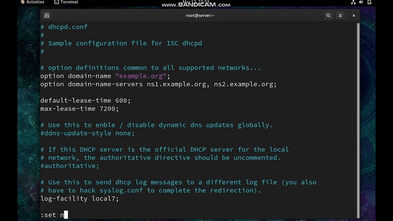 2 DHCP Configuration on CENTOS 9 Stream - YouTube
