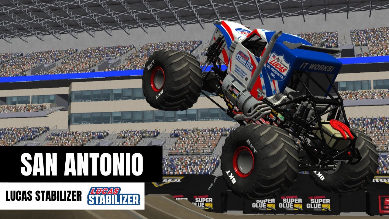 Rigs of Rods Monster Jam Lucas Stabilizer Freestyle San Antonio - YouTube